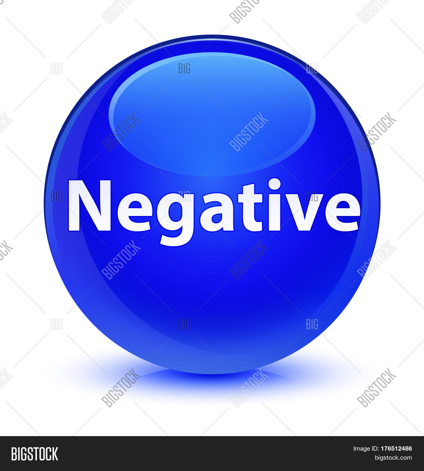 Negative Glassy Blue Image & Photo (Free Trial) | Bigstock
