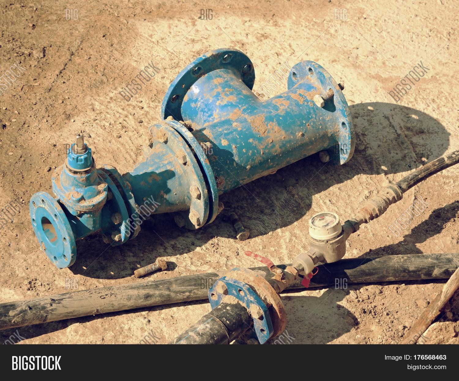 Old Drink Water Pipes Image & Photo (Free Trial) | Bigstock