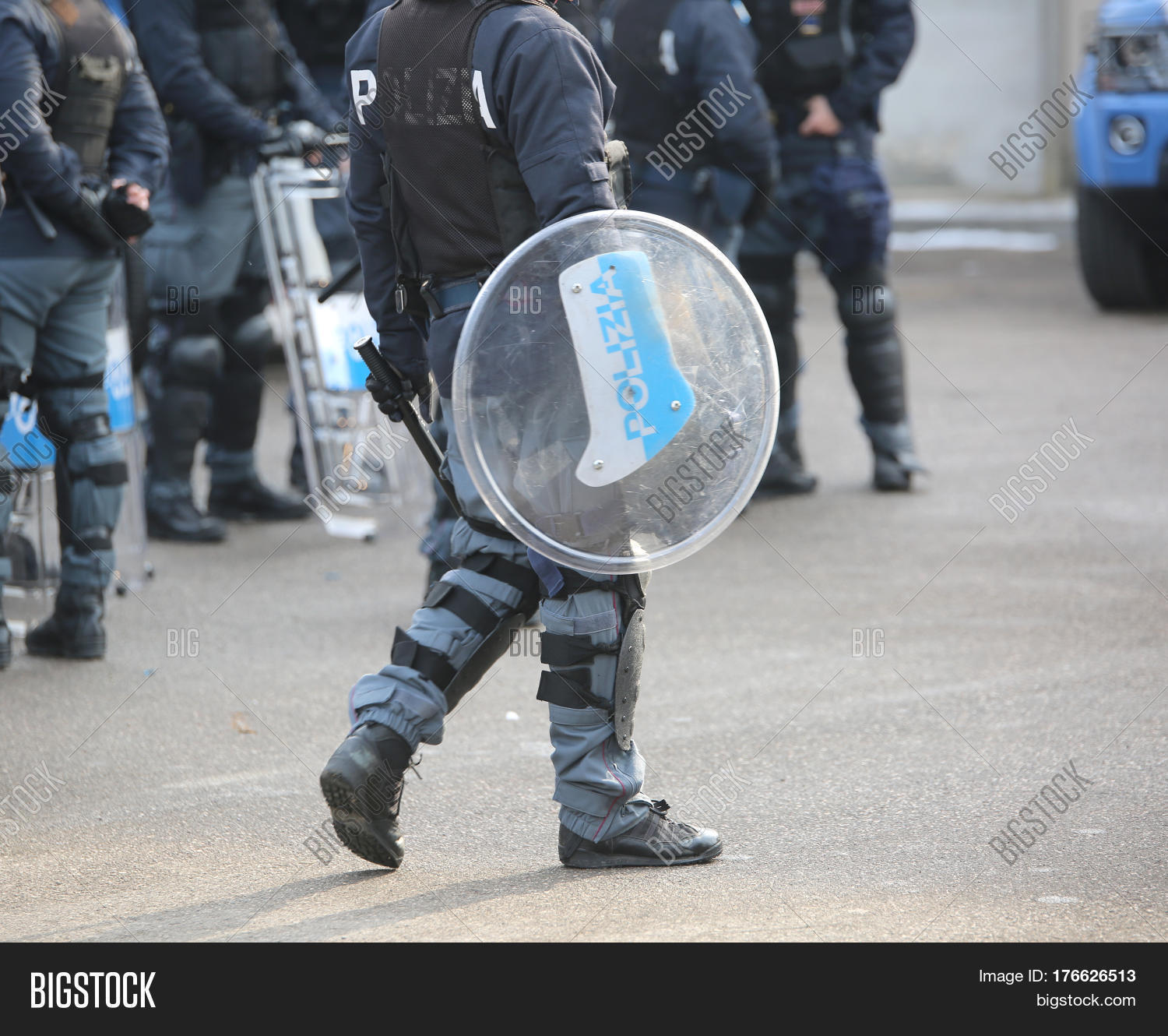 Police Shields Riot Image & Photo (Free Trial) | Bigstock