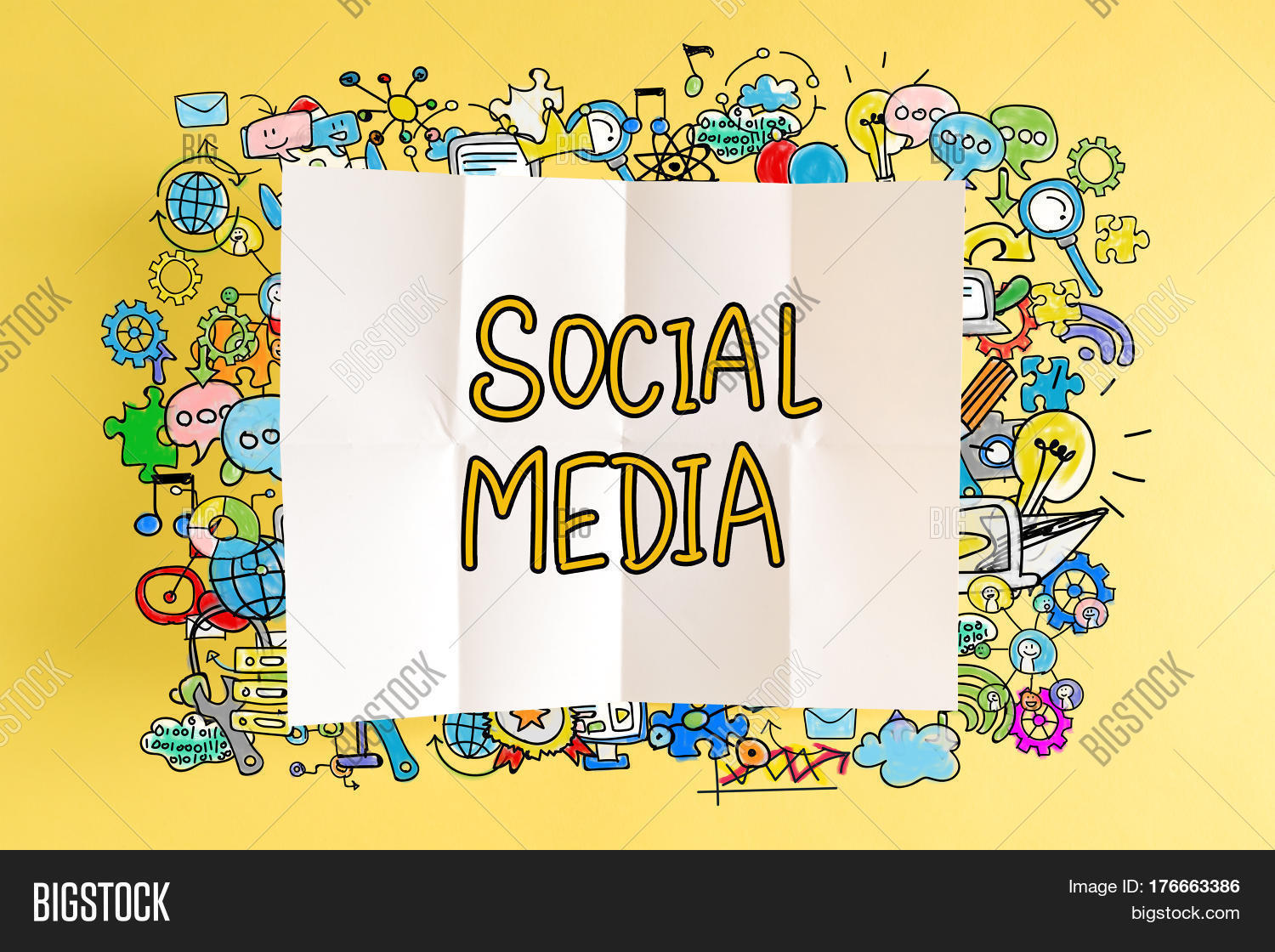Social Media Text Image & Photo (Free Trial) | Bigstock