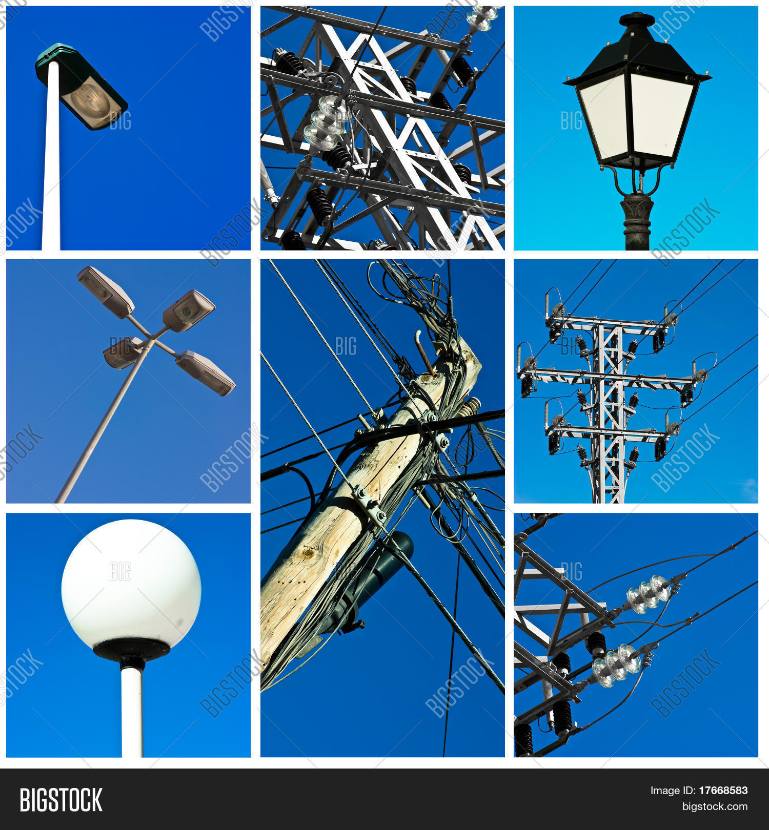 Electricity Collage - Image & Photo (Free Trial) | Bigstock