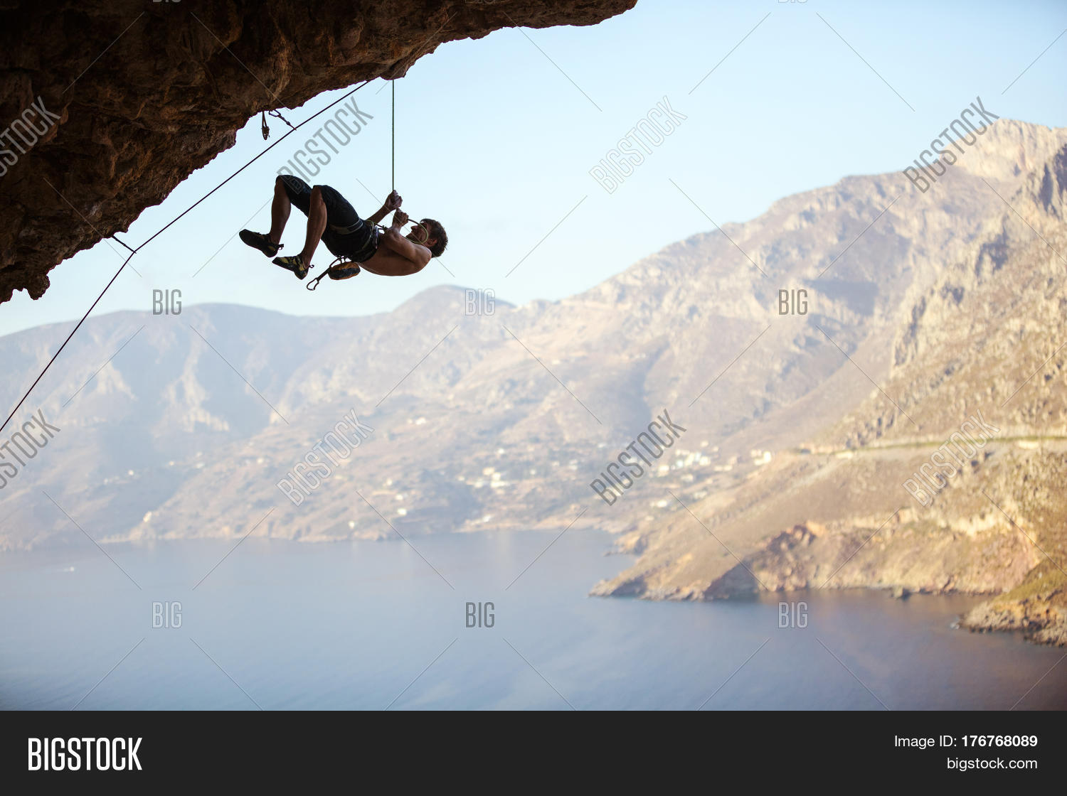 Young Man Trying Reach Image & Photo (Free Trial) | Bigstock