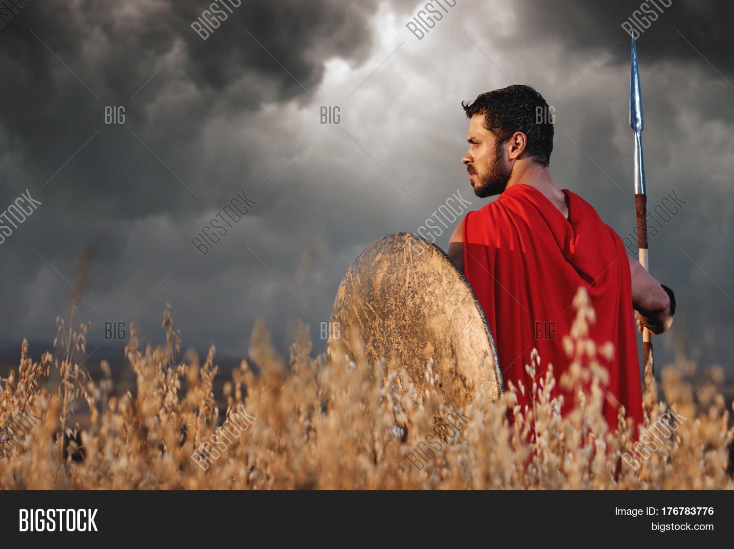 Back View Warrior Image & Photo (Free Trial) | Bigstock