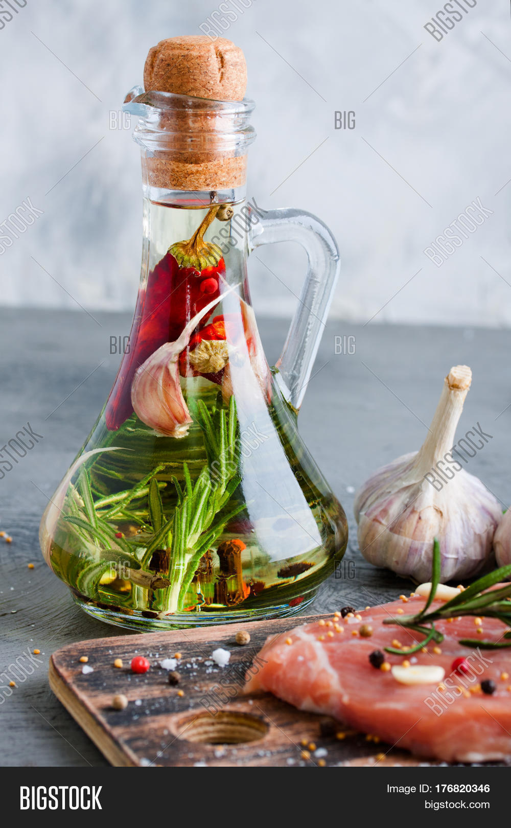 Olive Oil Garlic Salt Image & Photo (Free Trial) | Bigstock