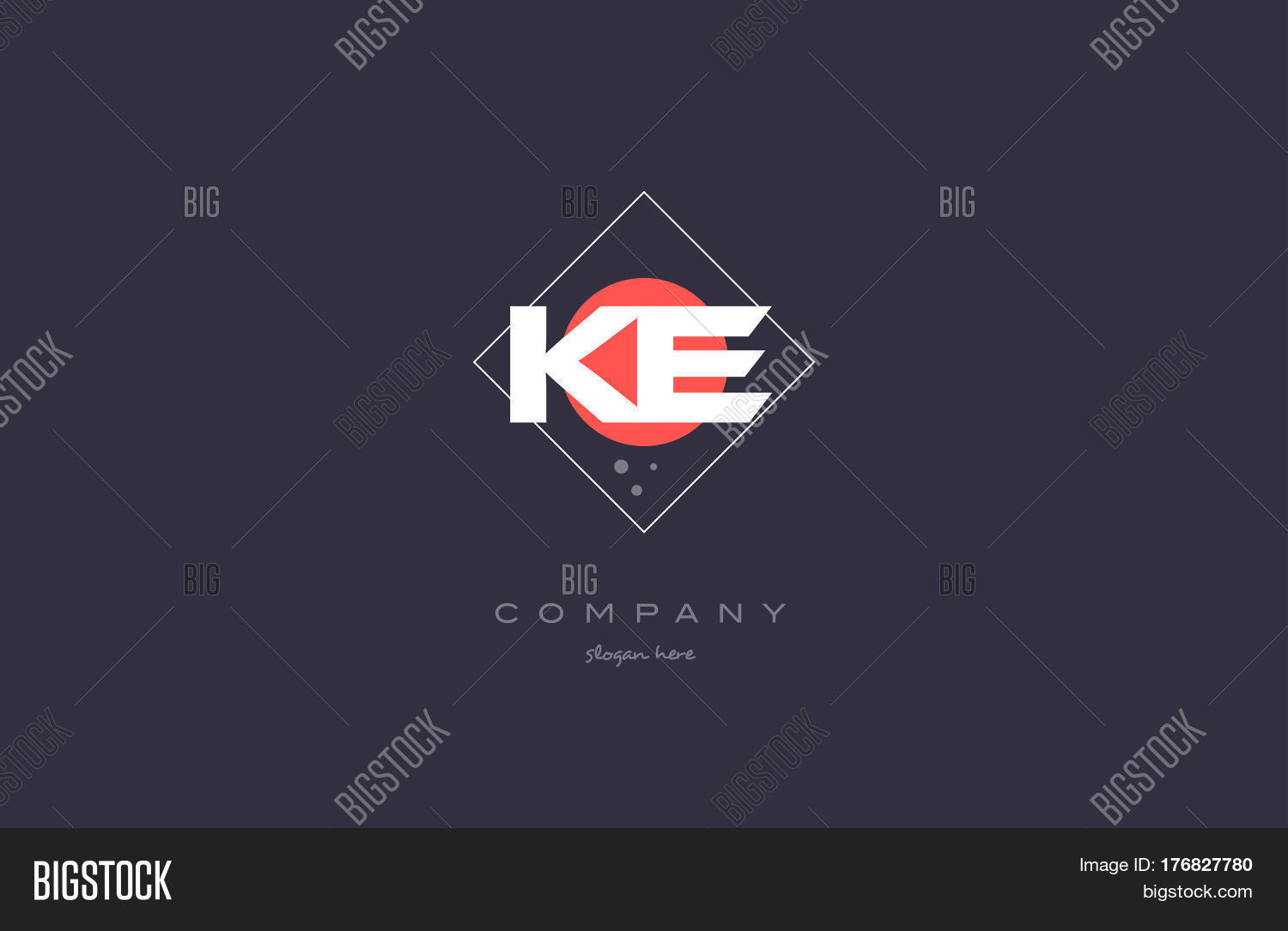 Ke K E Vintage Retro Vector & Photo (Free Trial) | Bigstock