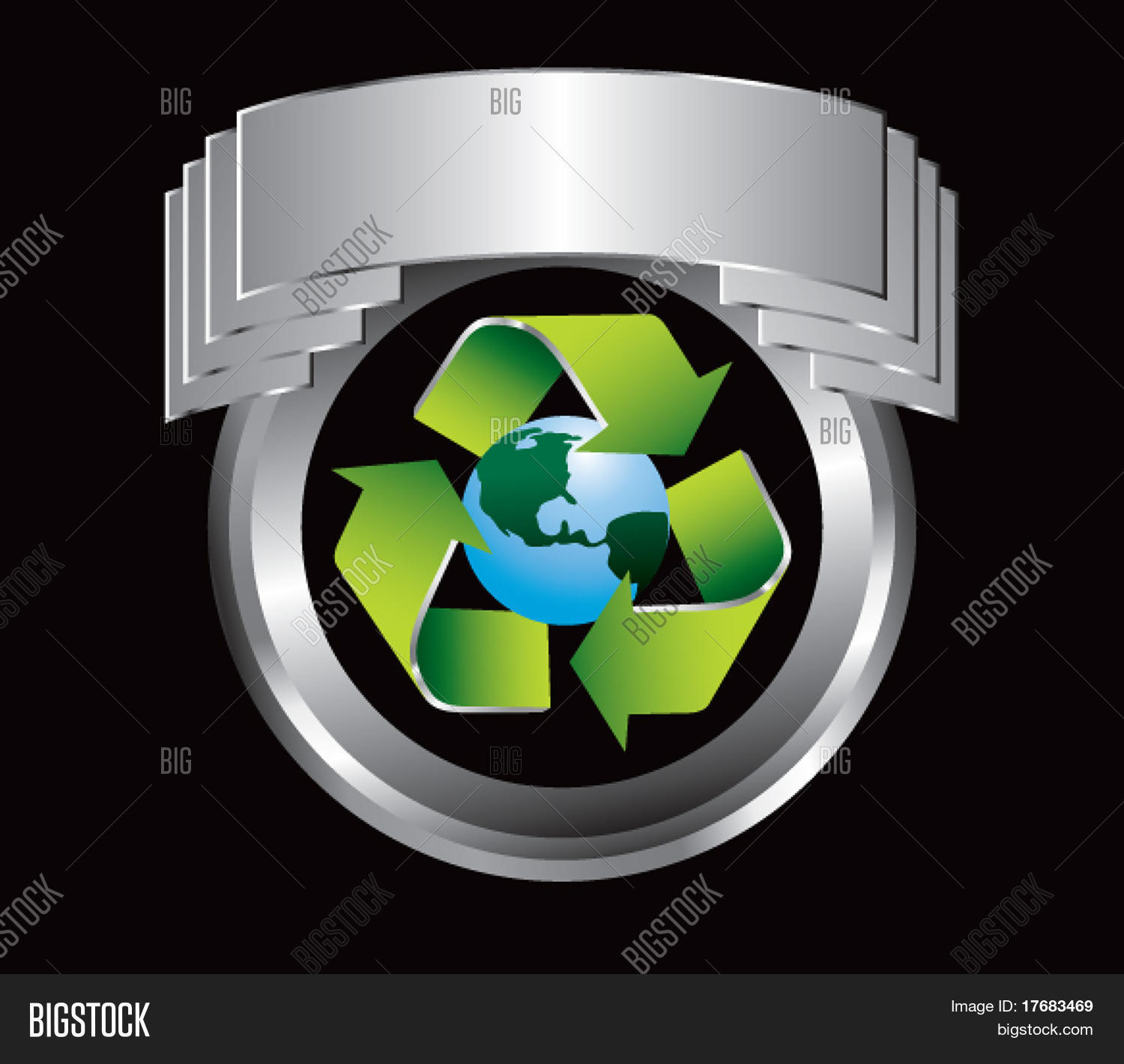 Recycle Symbol Around Vector & Photo (Free Trial) | Bigstock