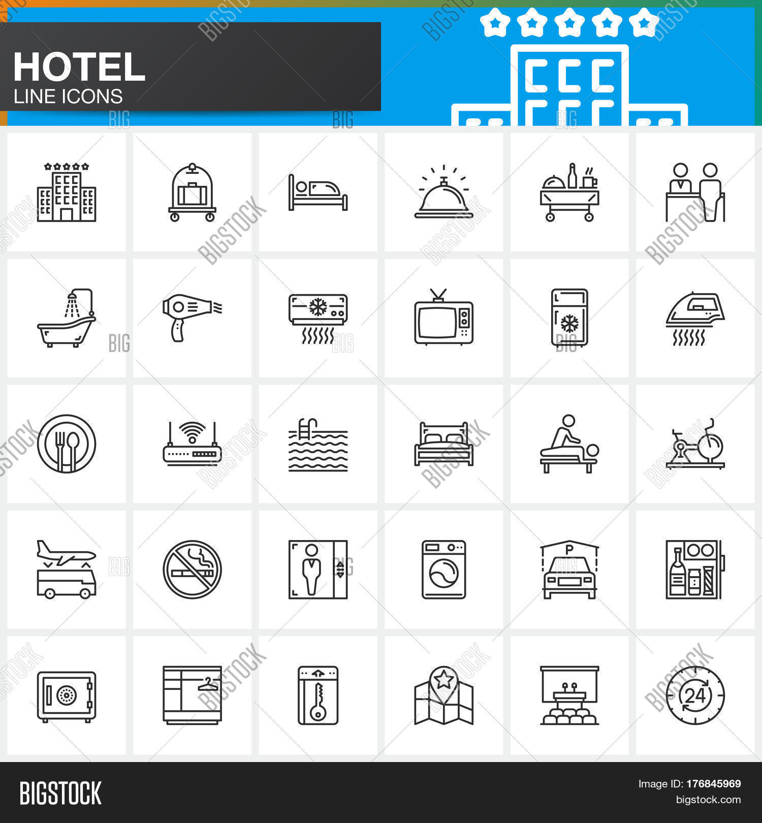 Hotel Services Vector & Photo (Free Trial) | Bigstock