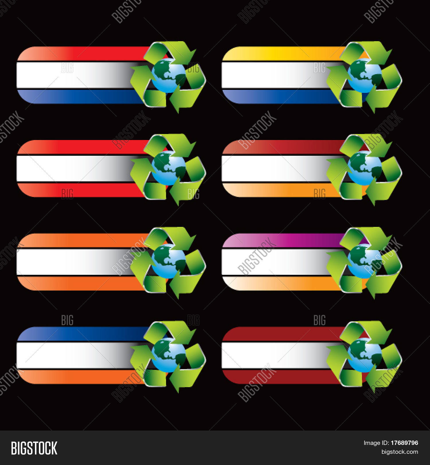 Recycle Symbol Around Vector & Photo (Free Trial) | Bigstock
