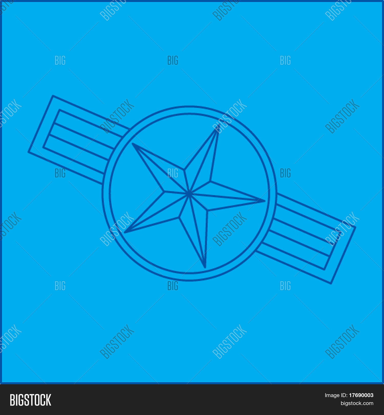 Air Force Icon Fine Vector & Photo (Free Trial) | Bigstock
