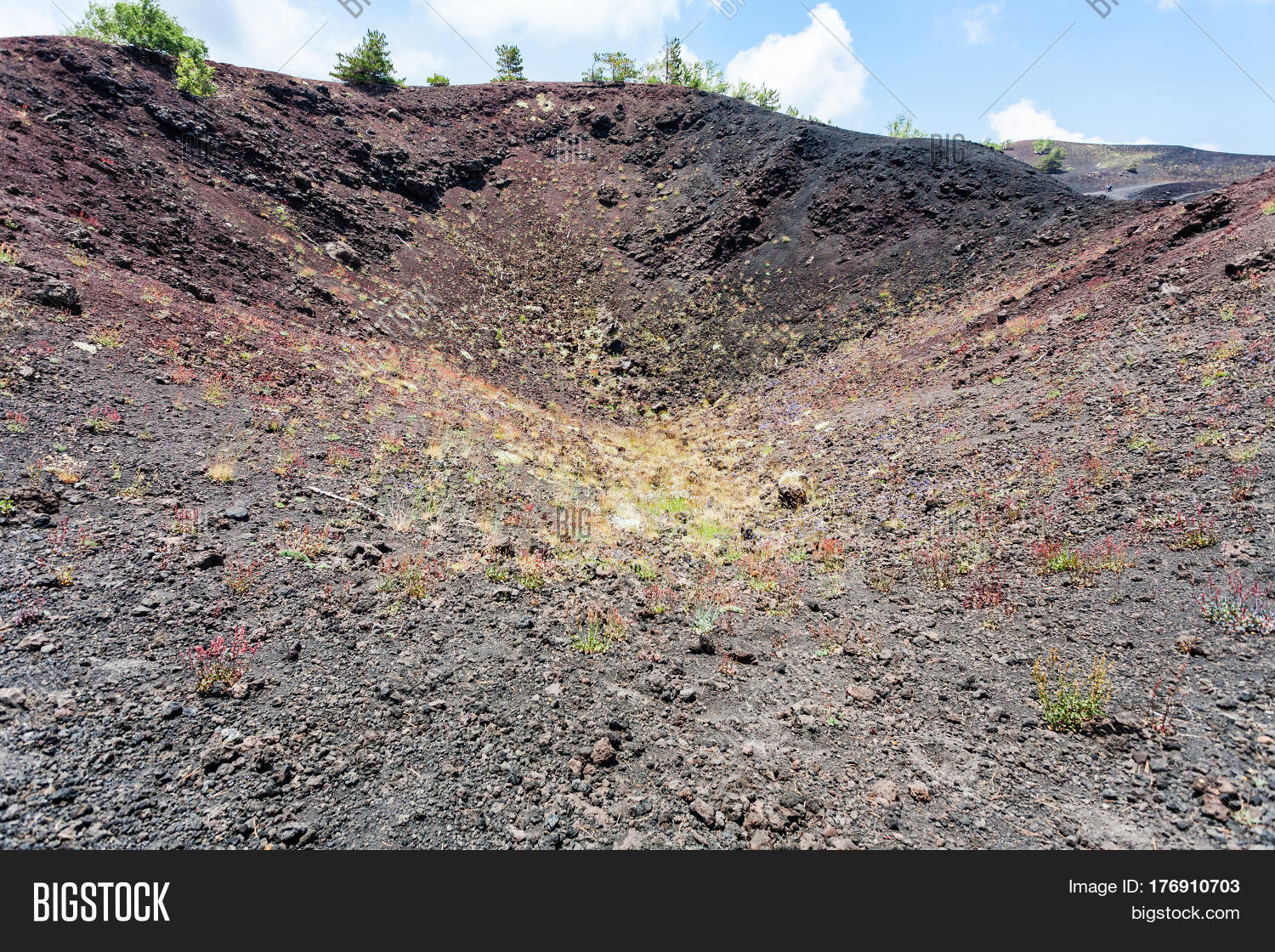Old Volcano Crater Image & Photo (Free Trial) | Bigstock