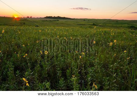 Sunset On Midwest Image & Photo (Free Trial) | Bigstock