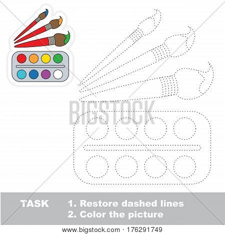 Watercolor Brushes Vector & Photo (Free Trial) | Bigstock