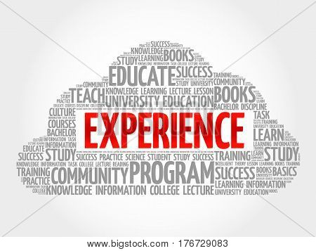 Experience Word Cloud Image & Photo (Free Trial) | Bigstock