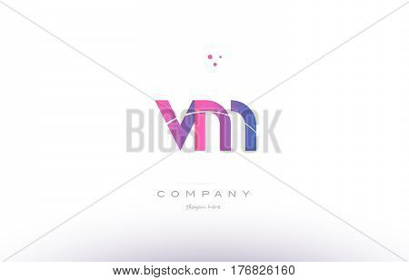 Vm V M Pink Modern Vector & Photo (Free Trial) | Bigstock