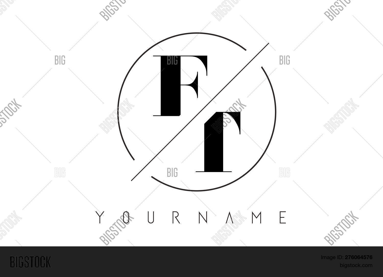 Ft Letter Logo 벡터 및 사진(무료 체험) | Bigstock