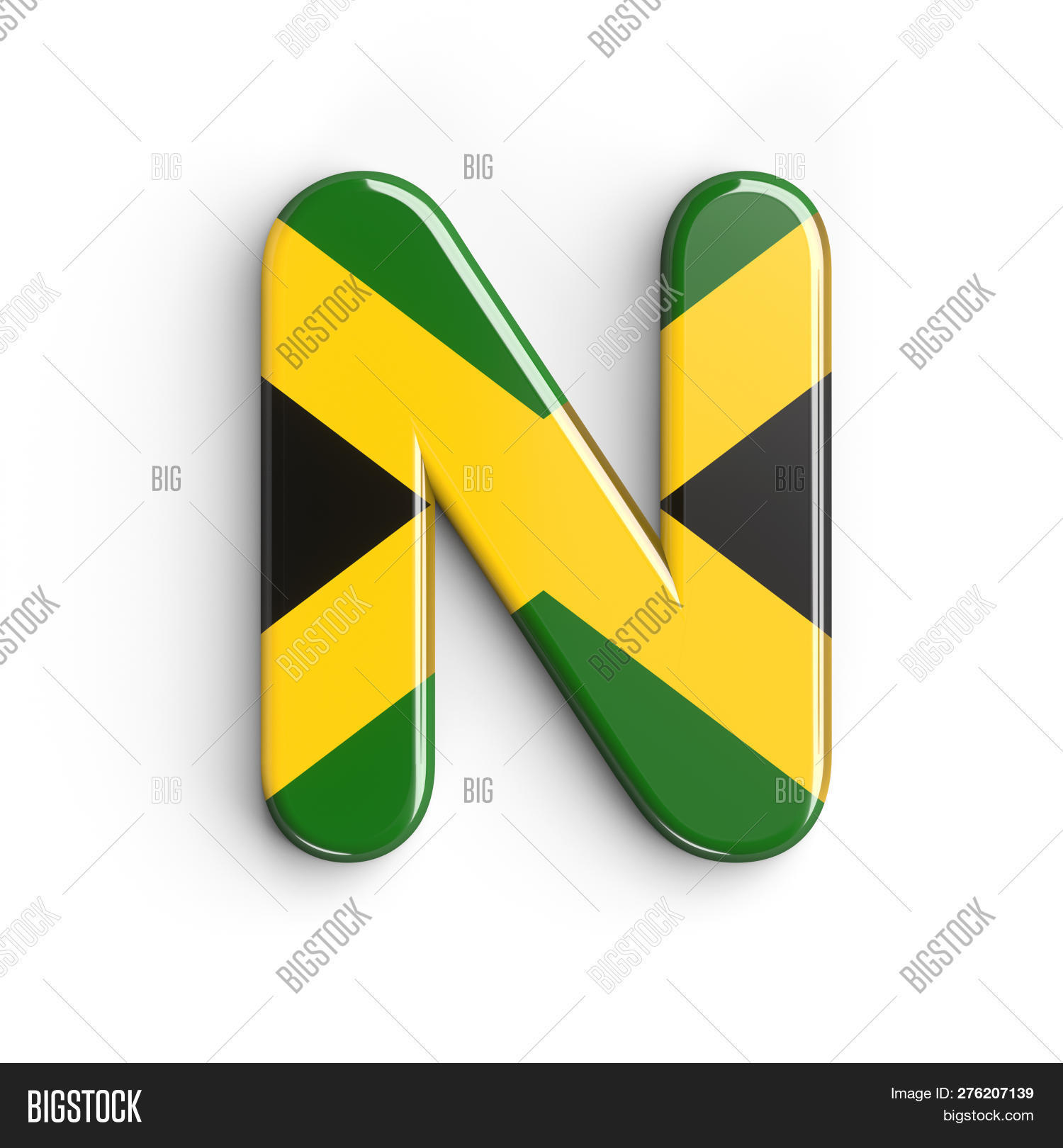 Jamaica Letter N - Image & Photo (Free Trial) | Bigstock