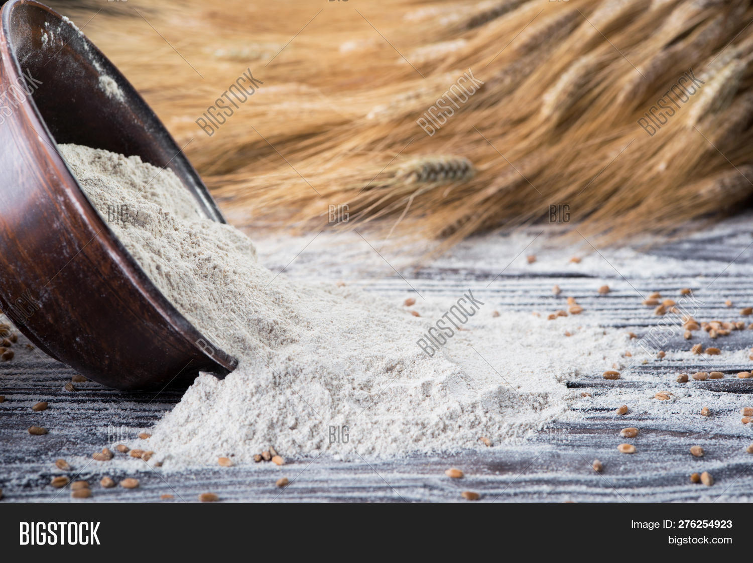 Flour Poured Out Clay Image & Photo (Free Trial) | Bigstock