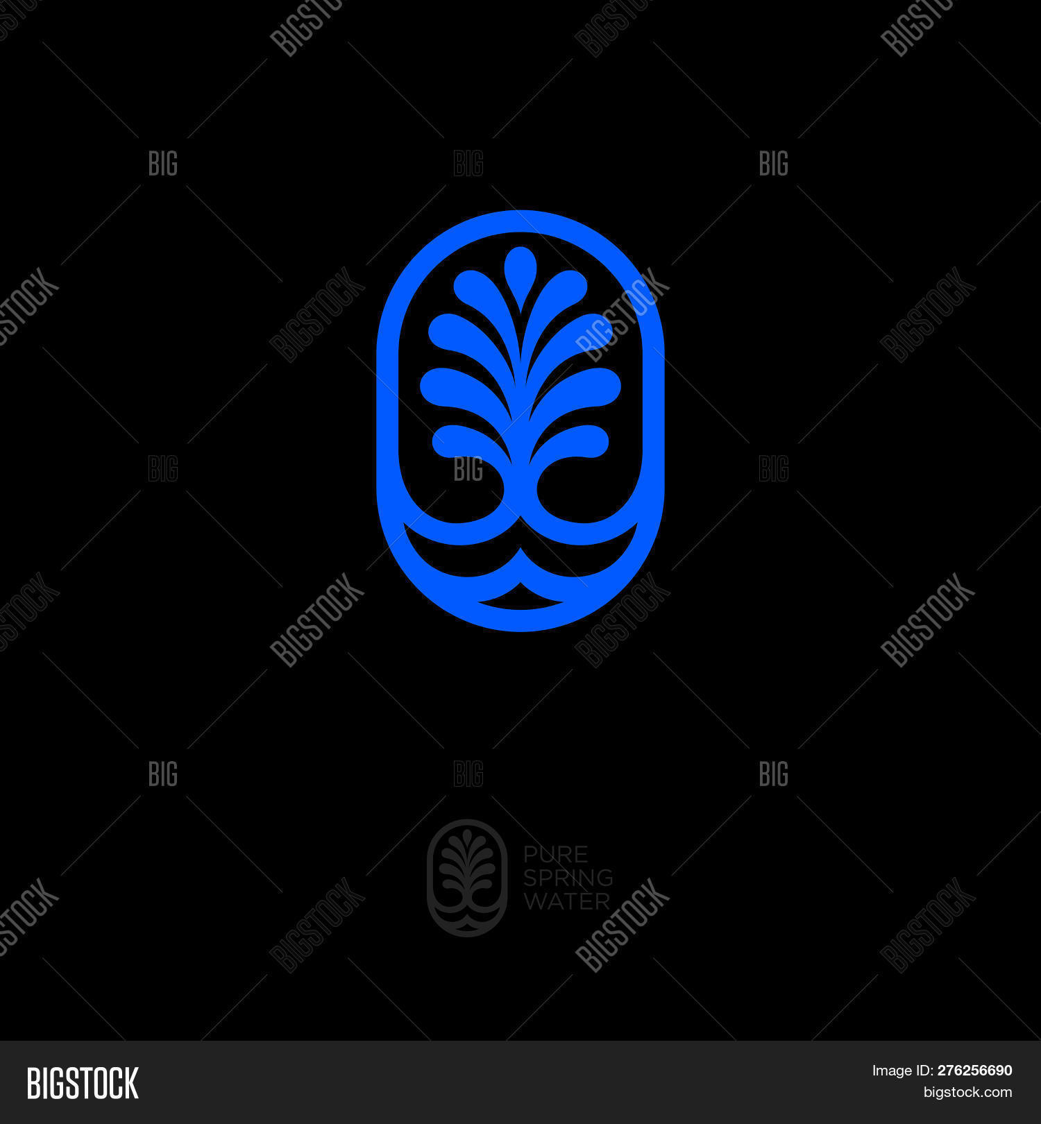Water Emblem. Vector & Photo (Free Trial) | Bigstock