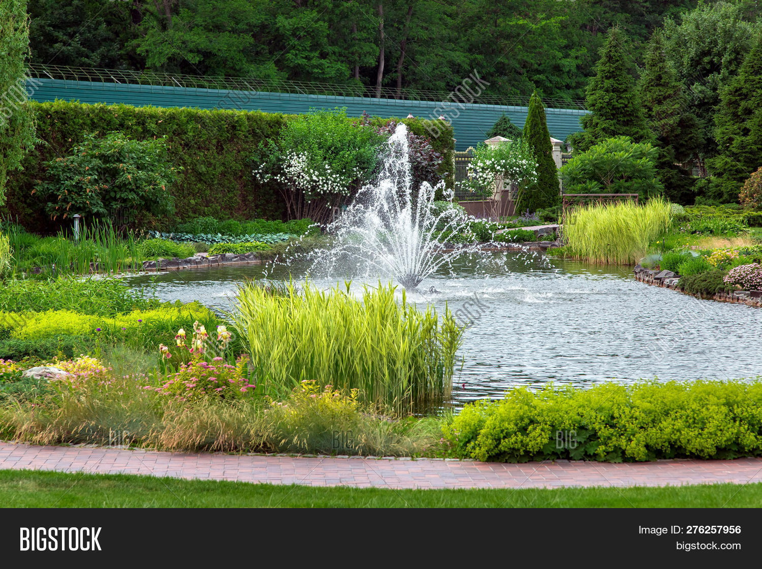 Artificial Pond Image & Photo (Free Trial) | Bigstock