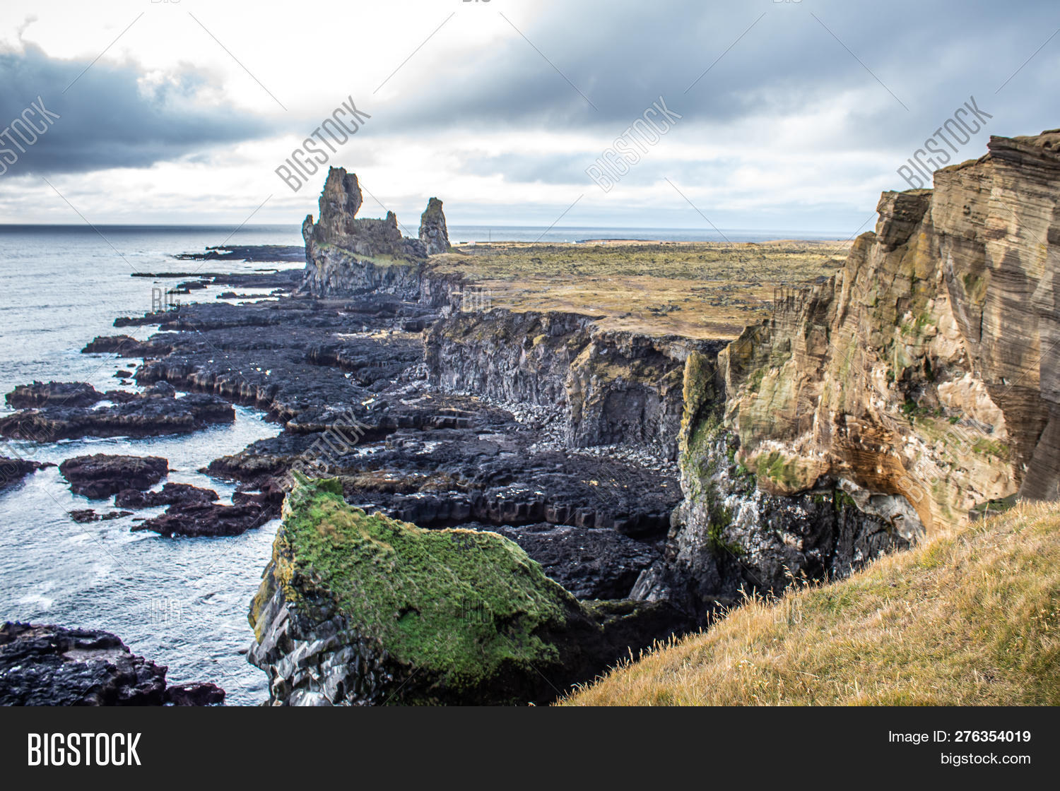 Cliffs Ocean Iceland Image & Photo (Free Trial) | Bigstock