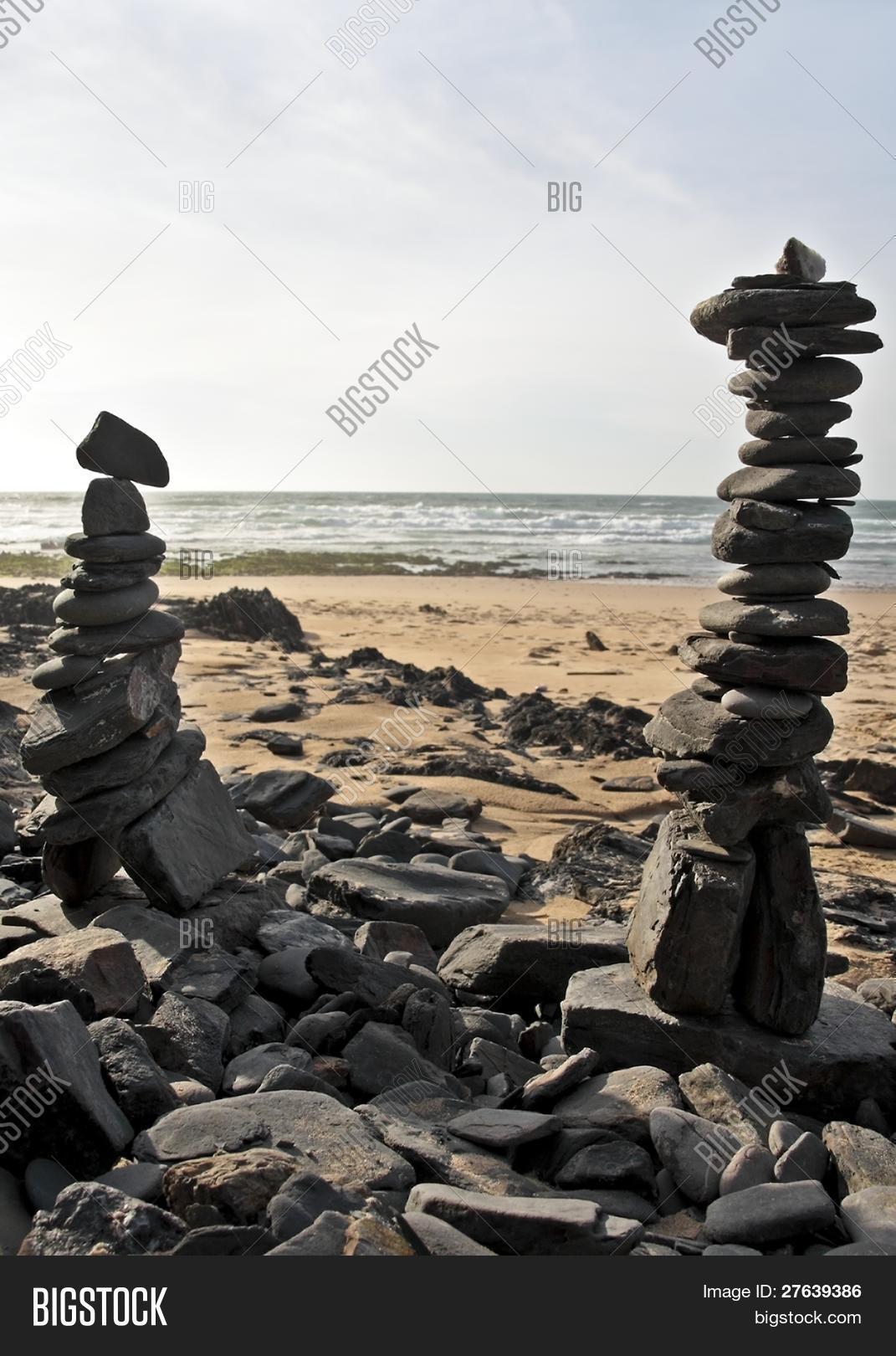 Piles Pebble Stones Image & Photo (Free Trial) | Bigstock