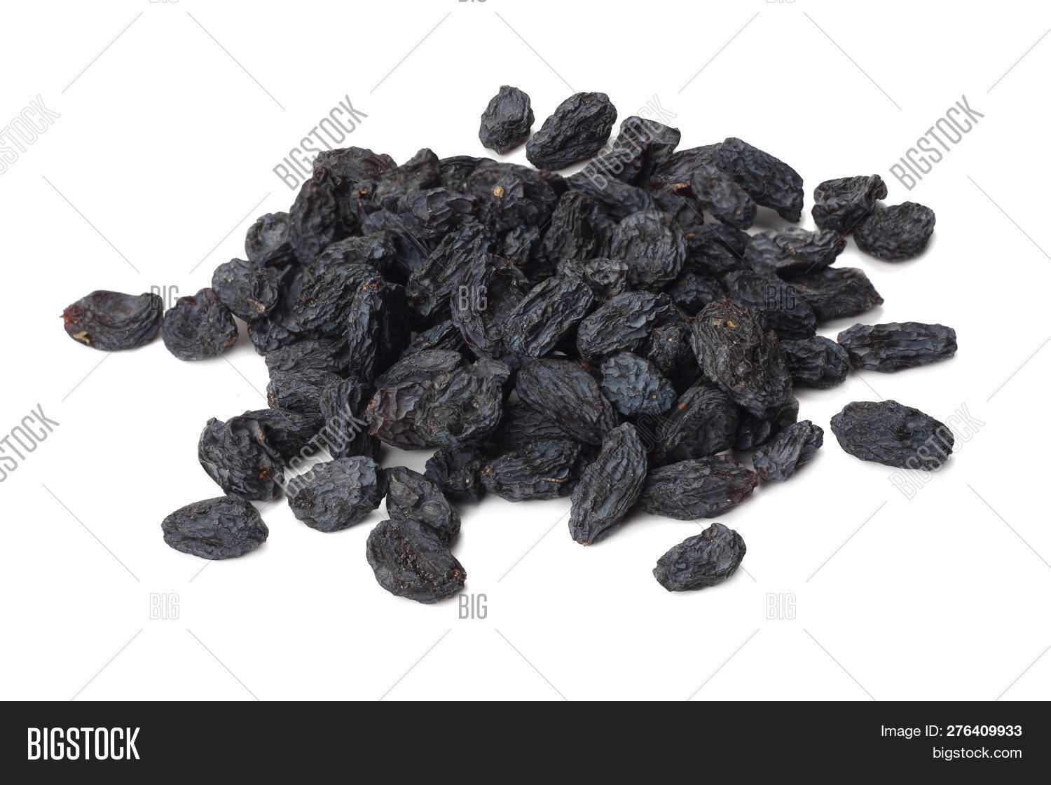Black Raisins Isolated Image & Photo (Free Trial) | Bigstock