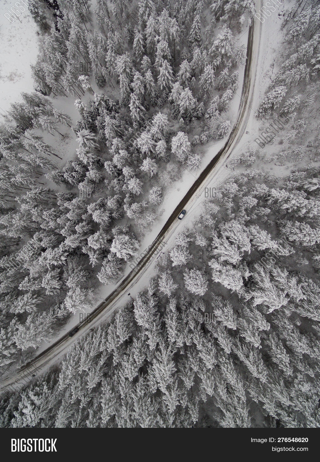 Aerial View Winter Image & Photo (Free Trial) | Bigstock