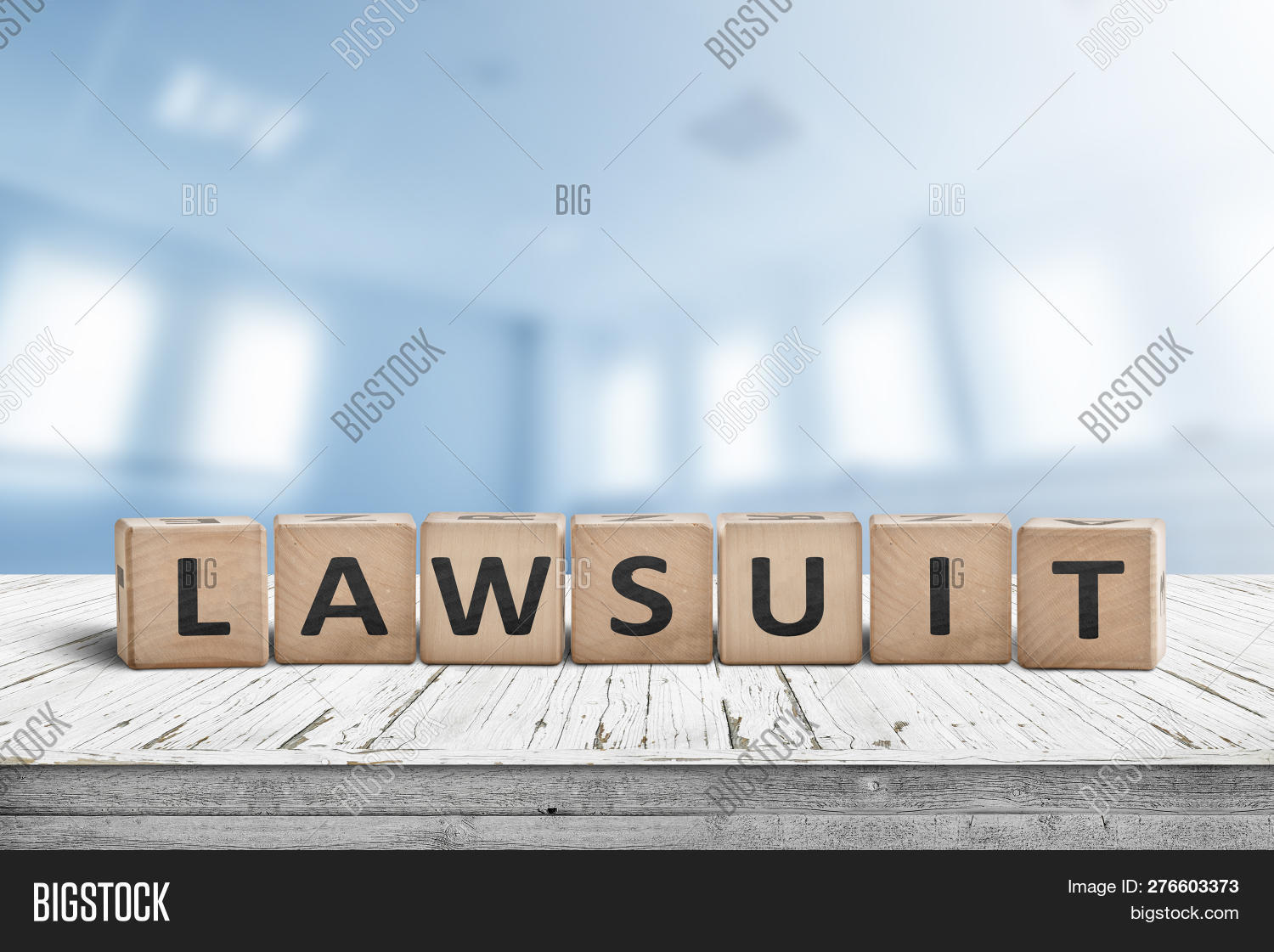 Lawsuit Sign On Wooden Image & Photo (Free Trial) | Bigstock