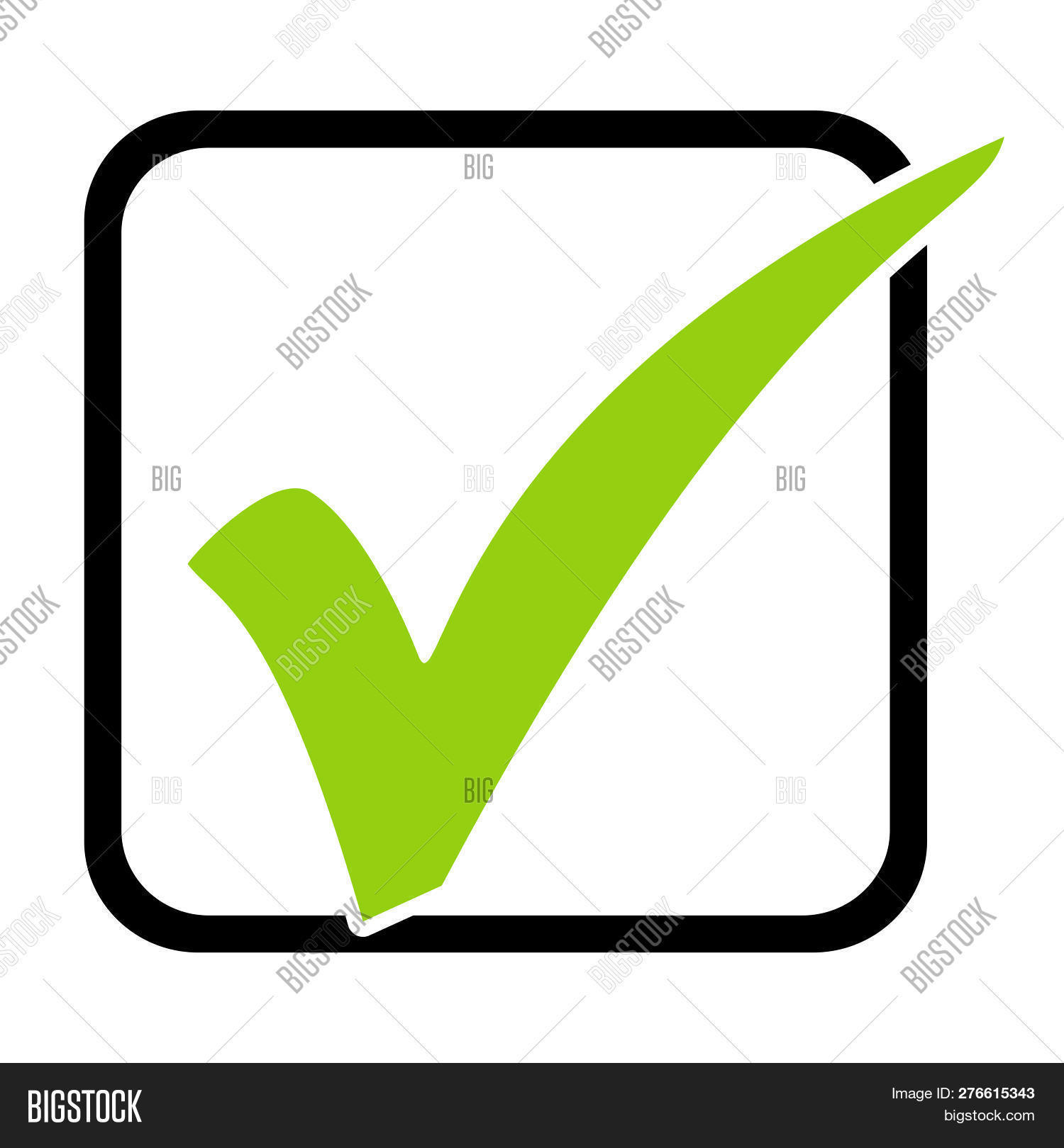 Isolated Green Tick Image & Photo (Free Trial) | Bigstock