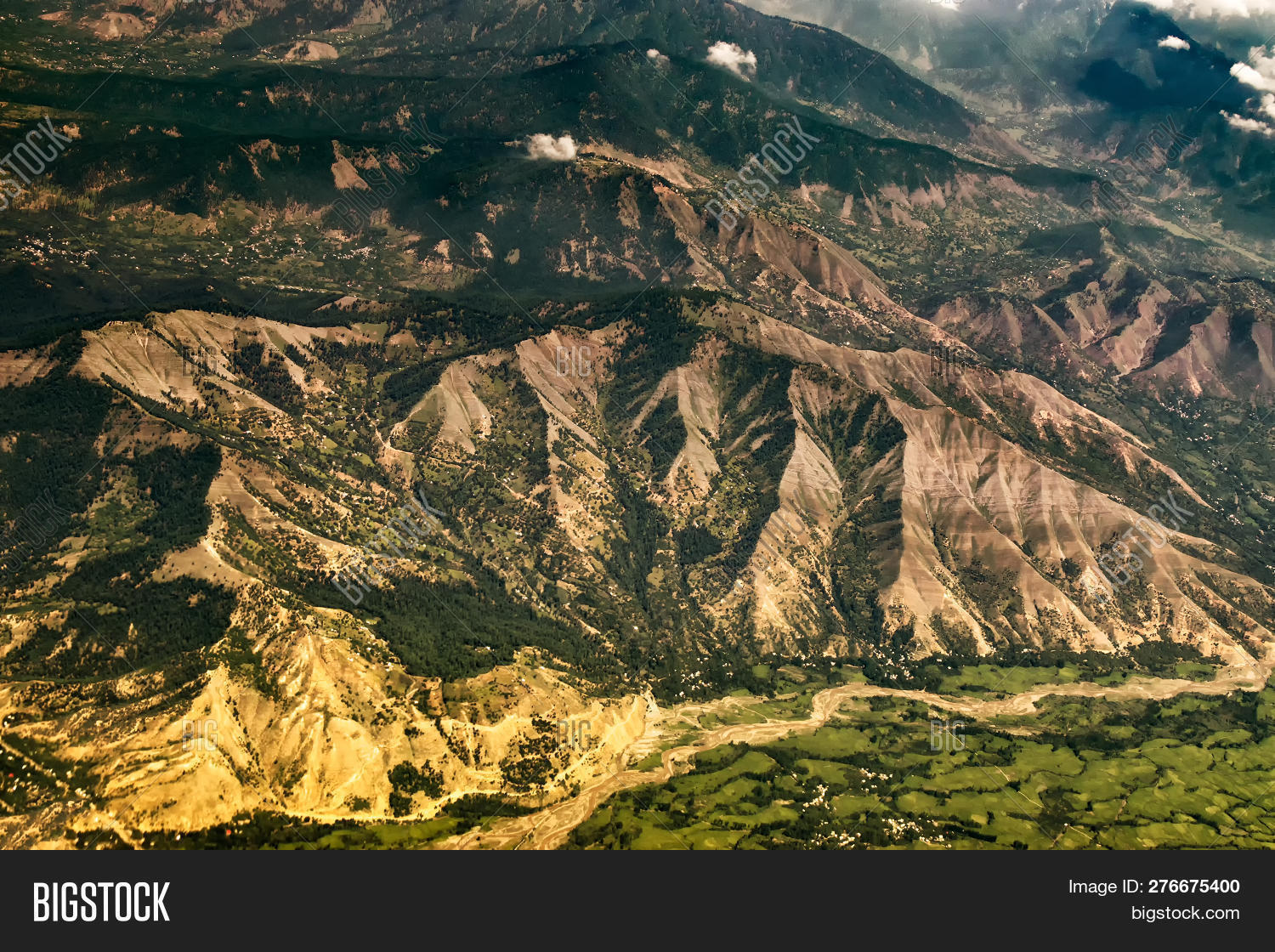 Aerial View Himalayan Image & Photo (Free Trial) | Bigstock