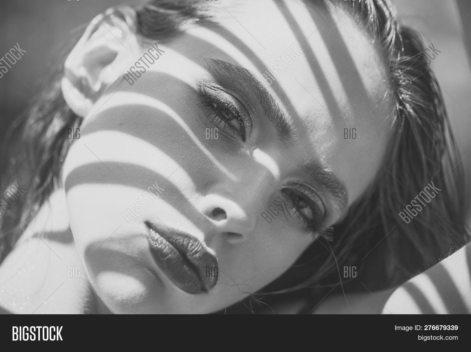 Woman Shadow On Face Image & Photo (Free Trial) | Bigstock