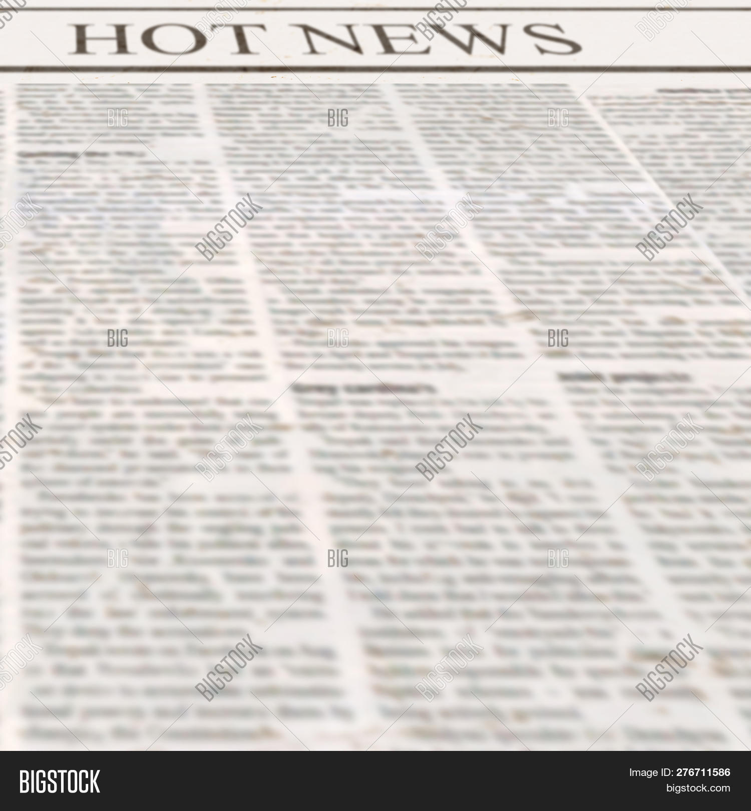 Newspaper Headline Hot Image & Photo (Free Trial) | Bigstock
