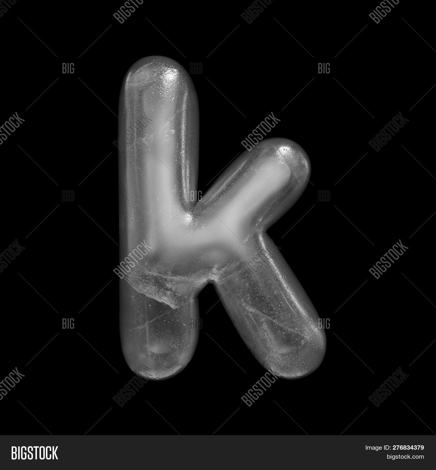 Ice Letter K - Lower- Image & Photo (Free Trial) | Bigstock