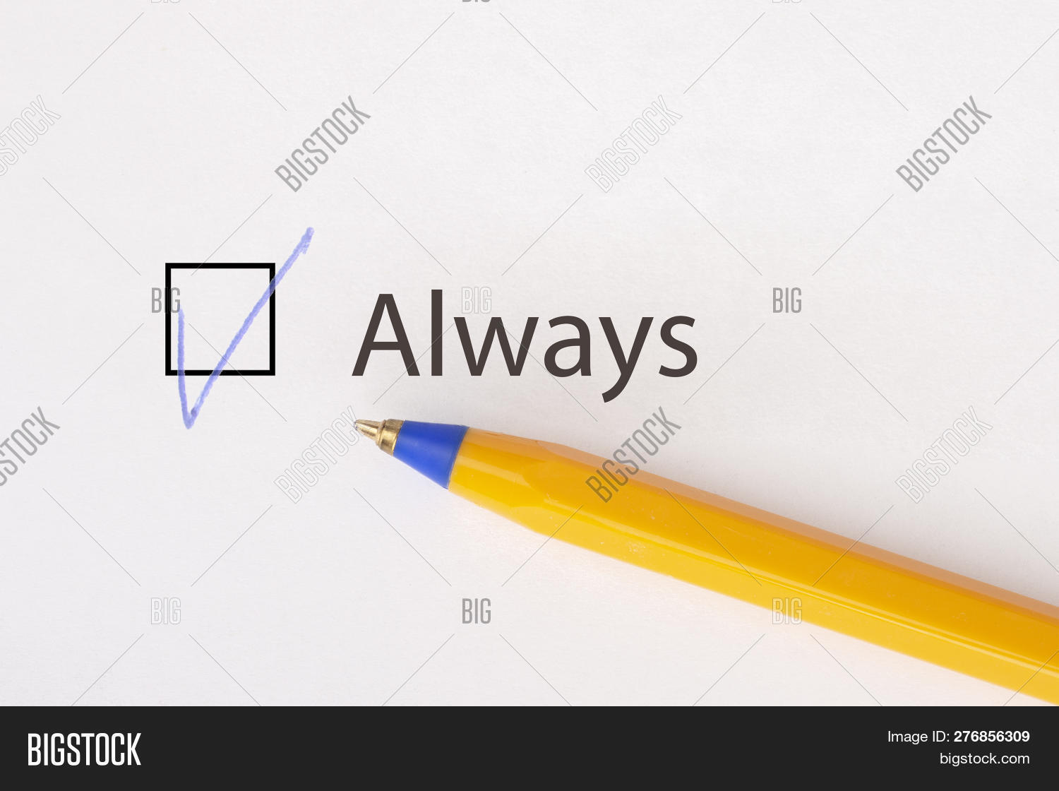 Always - Checkbox Tick Image & Photo (Free Trial) | Bigstock