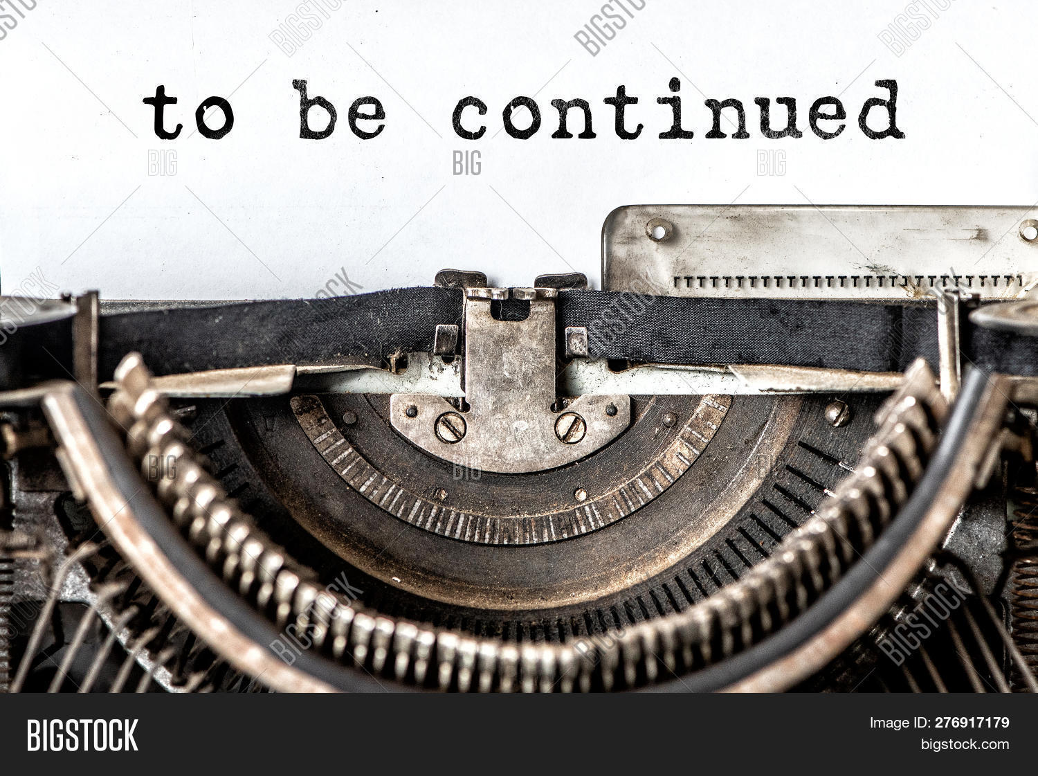 Be Continued Typed Image & Photo (Free Trial) | Bigstock