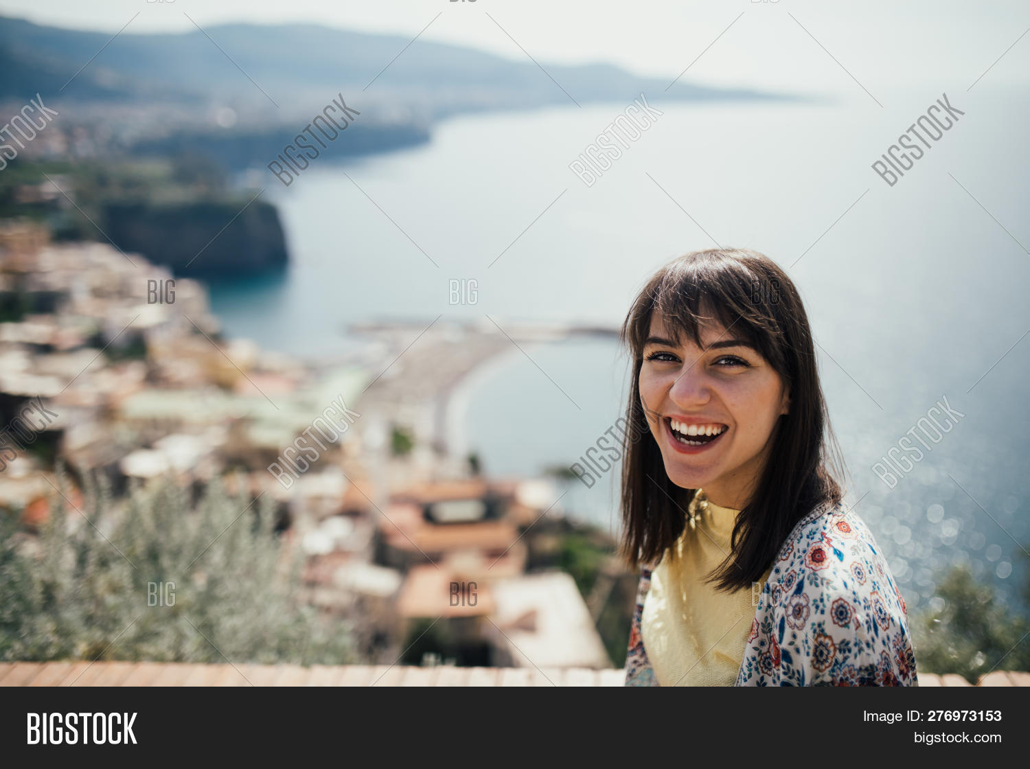 Happy Woman Traveler Image & Photo (Free Trial) | Bigstock