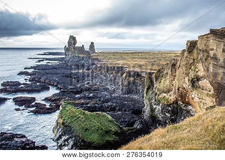 Cliffs Ocean Iceland Image & Photo (Free Trial) | Bigstock