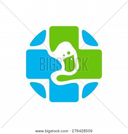 Stomach Plus Logo Vector & Photo (Free Trial) | Bigstock