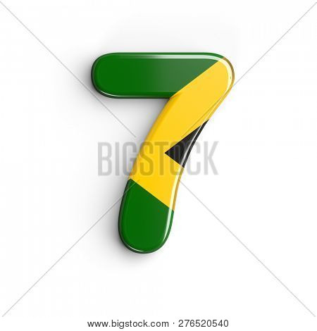 Jamaica Number 7 - 3d Image & Photo (Free Trial) | Bigstock