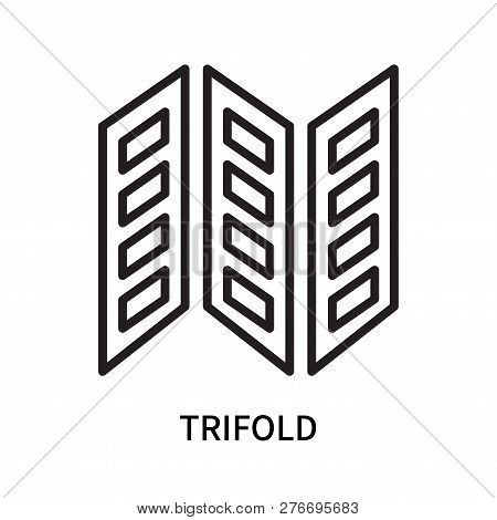 Trifold Icon Isolated Vector & Photo (Free Trial) | Bigstock