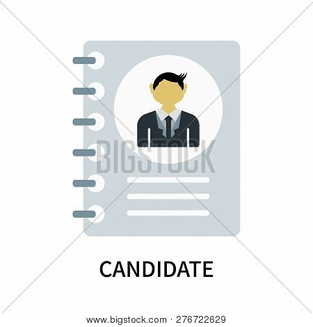 Candidate Icon Vector & Photo (Free Trial) | Bigstock