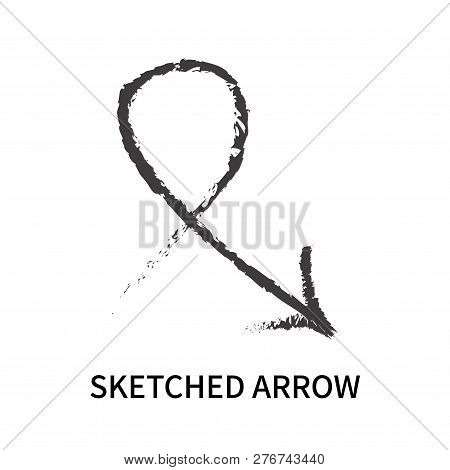Sketched Arrow Icon Vector & Photo (Free Trial) | Bigstock