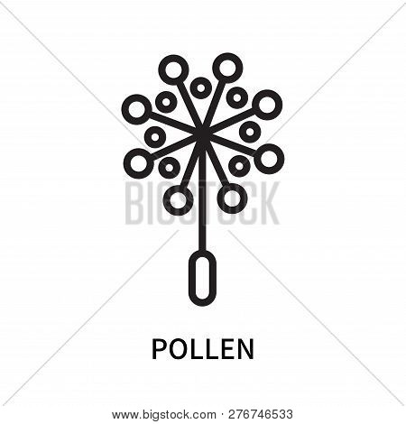 Pollen Icon Isolated Vector & Photo (Free Trial) | Bigstock