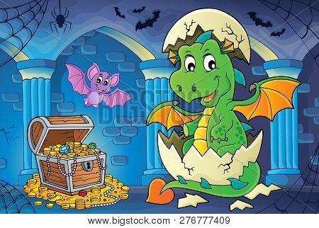 Dragon Hatching Egg Vector & Photo (Free Trial) | Bigstock