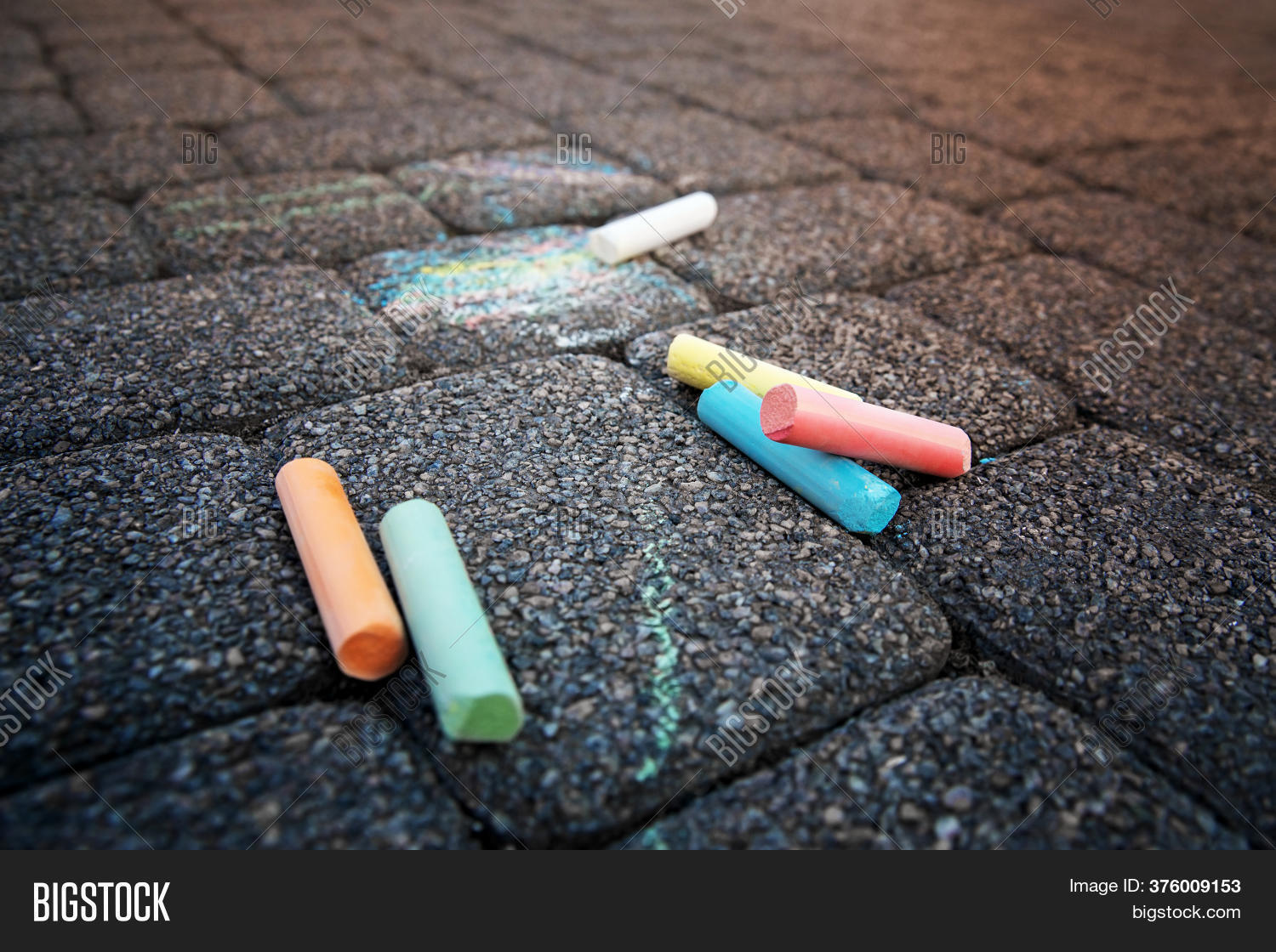 Colored Chalk On Image & Photo (Free Trial) | Bigstock