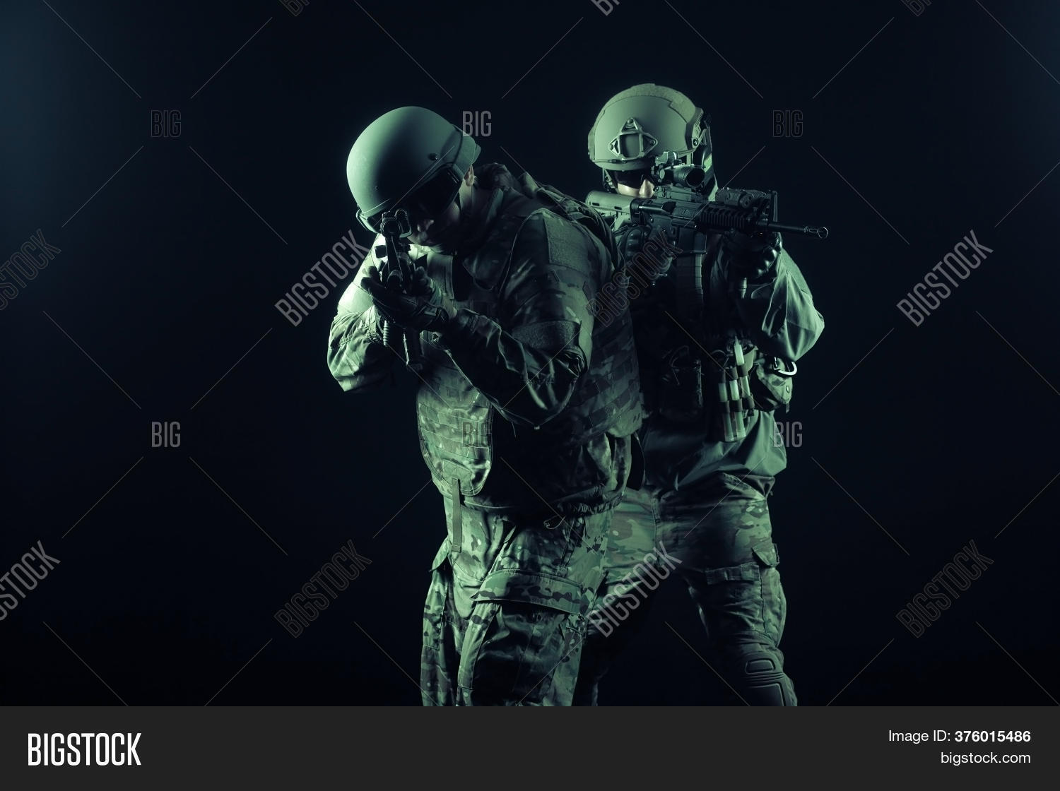 Two Soldiers Military Image & Photo (Free Trial) | Bigstock