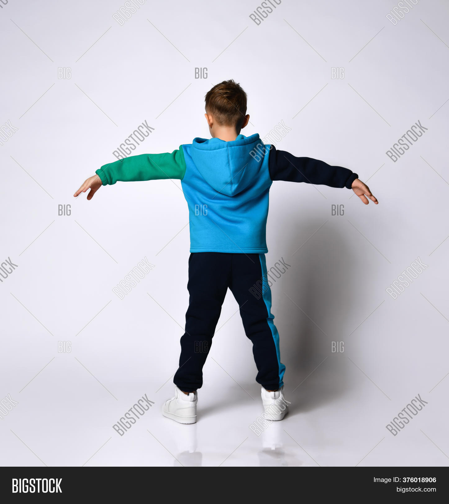 Rear View Little Boy Image & Photo (Free Trial) | Bigstock