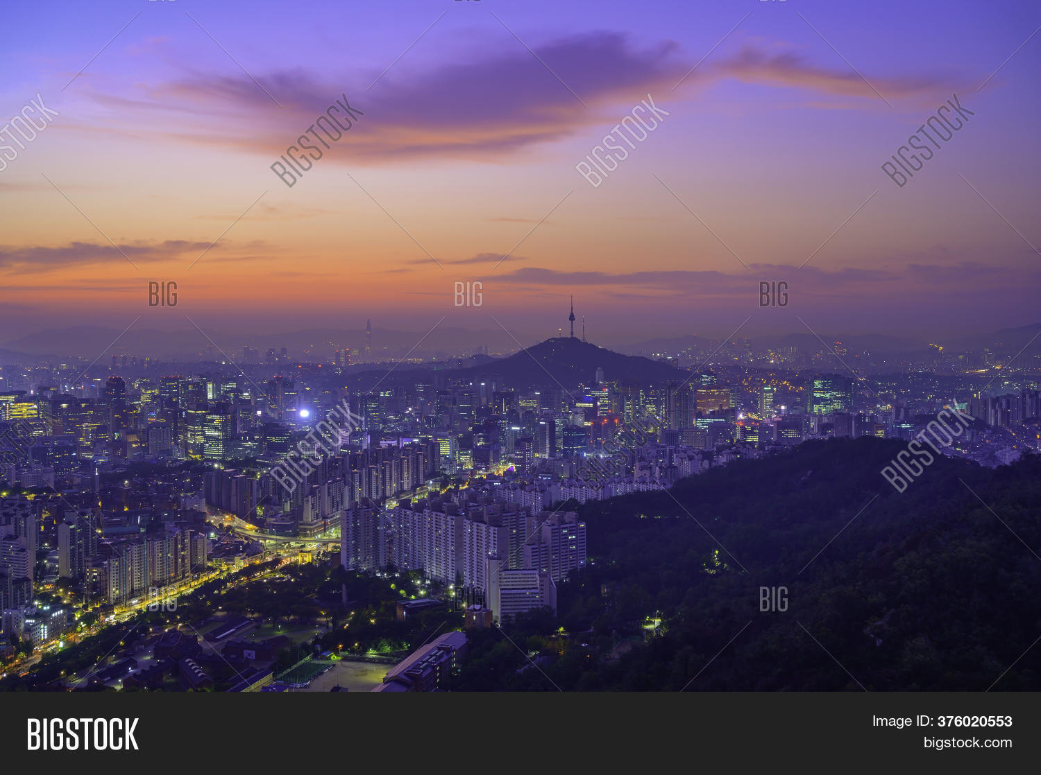 Sunrise Seoul Downtown Image & Photo (Free Trial) | Bigstock
