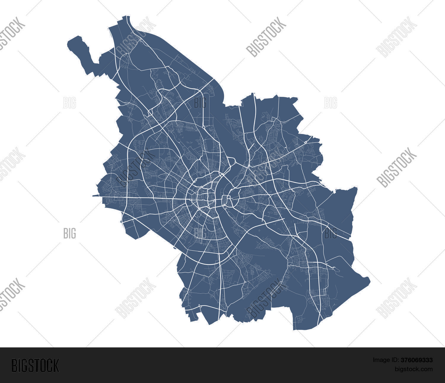 Cologne Map. Detailed Vector & Photo (Free Trial) | Bigstock