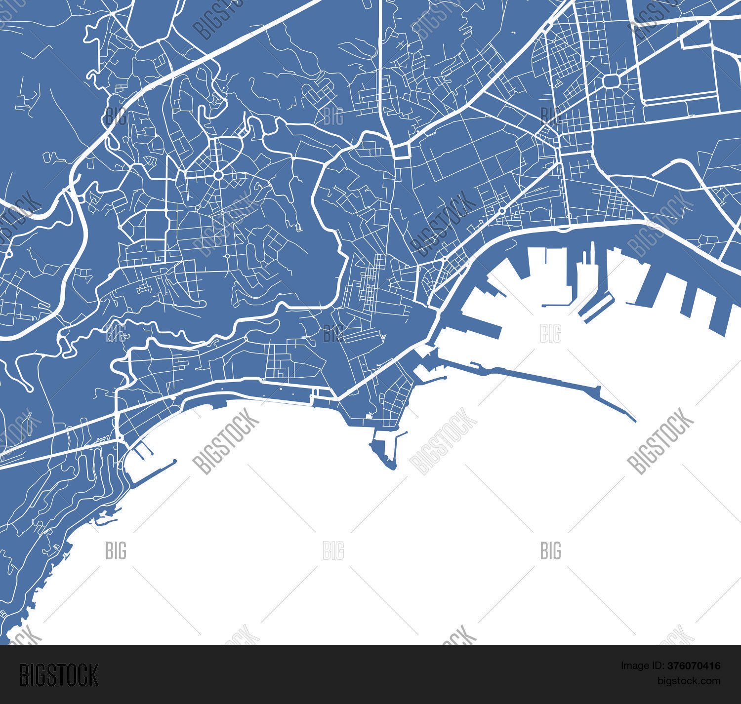 Vector Map Naples. Vector & Photo (Free Trial) | Bigstock